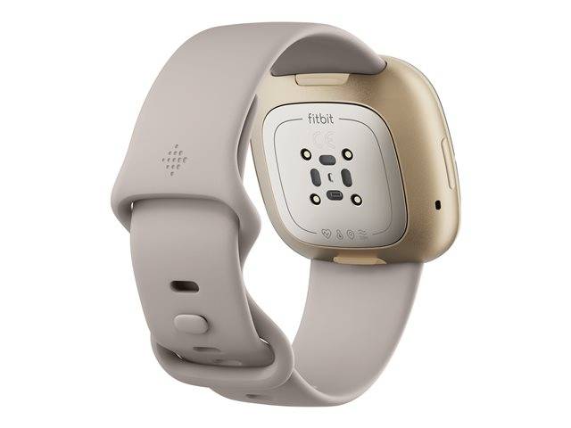 Fitbit Sense Soft gold stainless steel smart | FB512GLWT Fitbit Sense Soft gold stainless steel smart | FB512GLWT