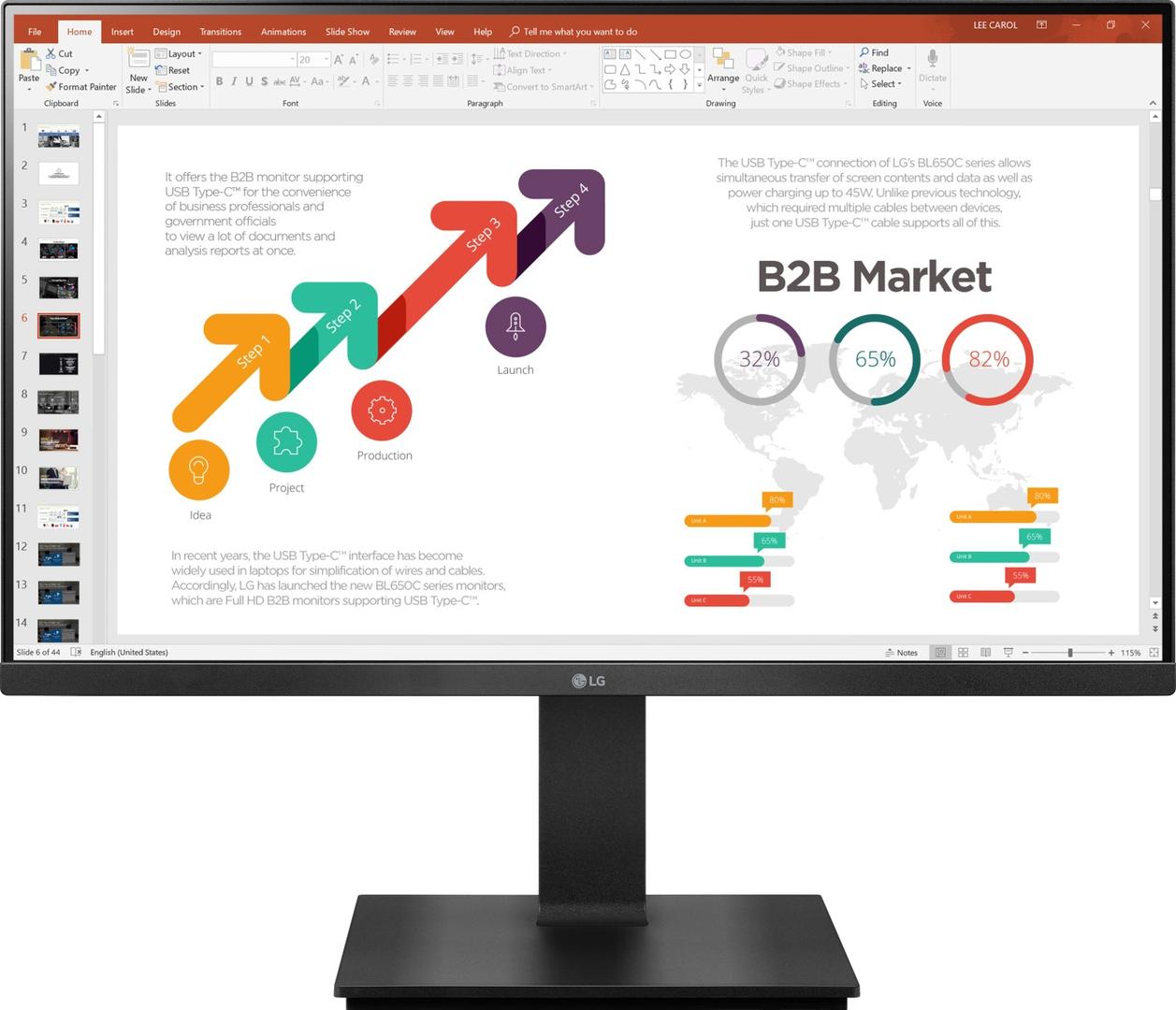 LG 24BP450S-B LED monitor 23.8" | 24BP450S-B.AEU