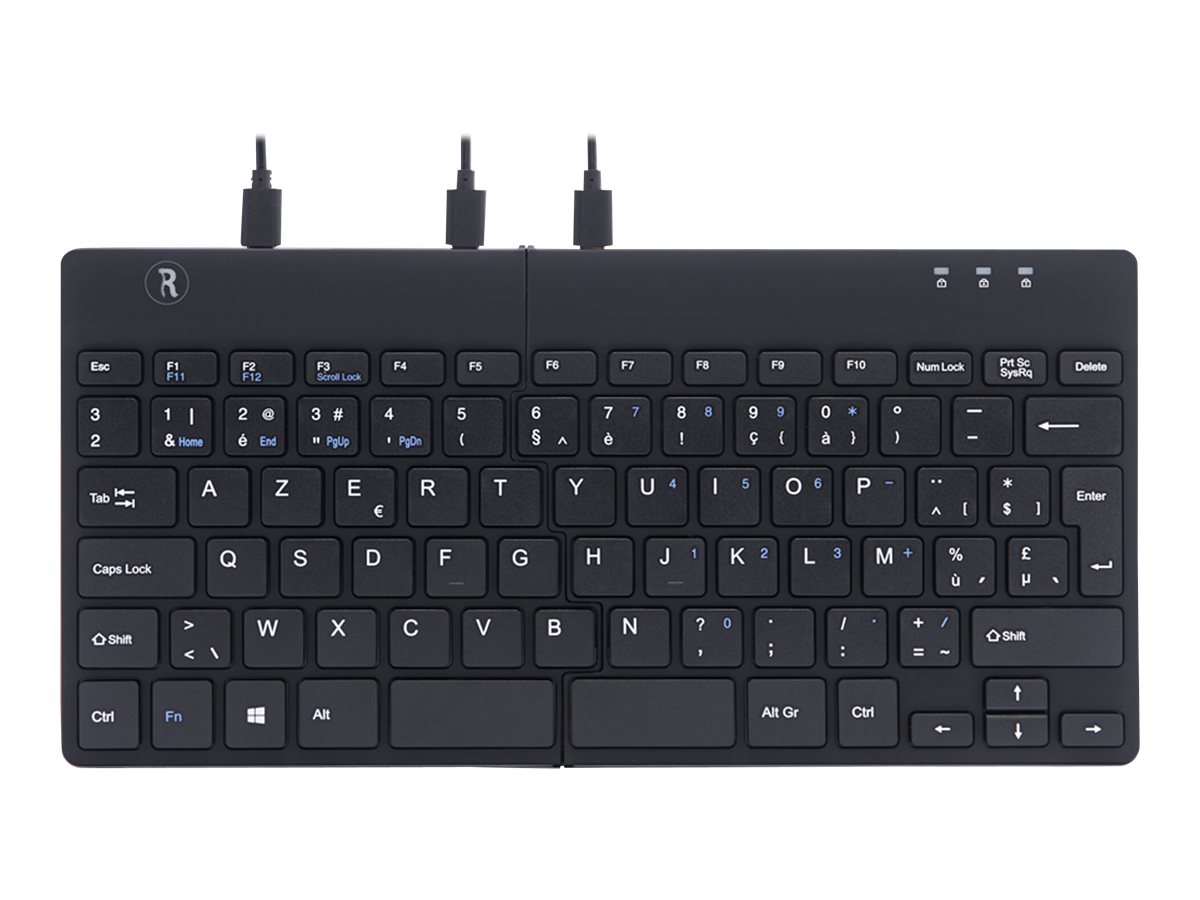 R-Go Split Ergonomic Keyboard, AZERTY(BE), black, | RGOSP-BEWIBL