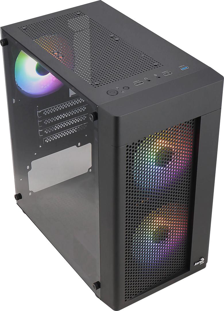 Aerocool HEXFORMBKV2 Micro ATX PC Case 3 Fans F | ACCS-PV38033.11