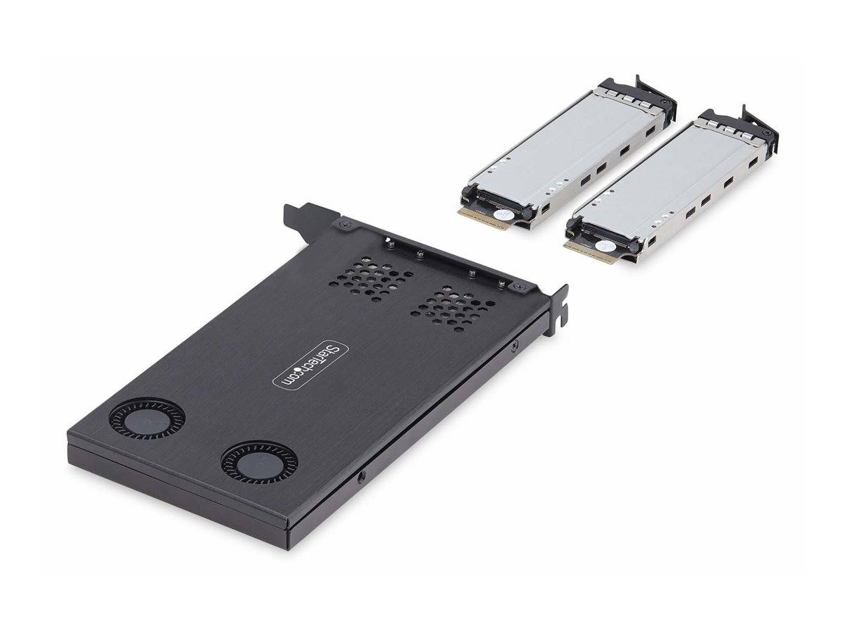 StarTech.com Dual-Bay M.2 NVMe SSD Removable | 2M2-REMOVABLE-PCIE
