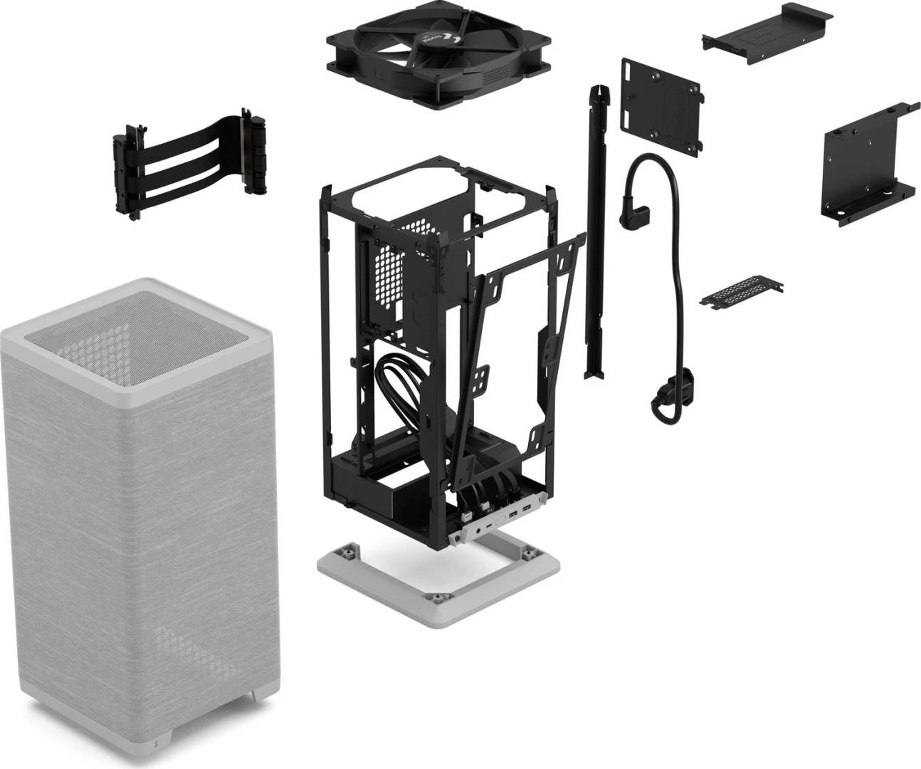 Fractal Design Mood PC case mini ITX no power | FD-C-MOD1N-01